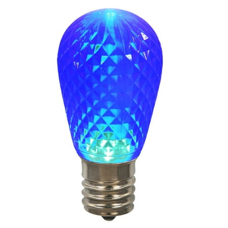 Club Pack of 25 LED Blue Replacement Christmas Light Bulbs - E26 Base ...