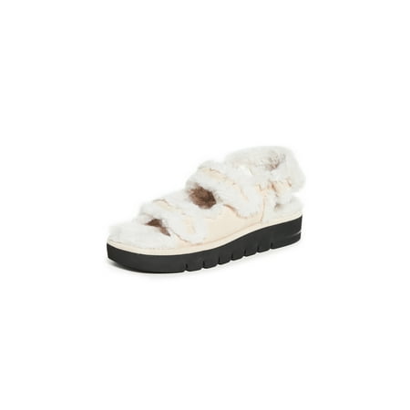 Stuart Weitzman Women's Zoe Lift Chill Sandals, Museline/Cream, Off ...