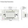 Melery Tuya Zigbee Smart Light Switch Neutral Wire Optional Touch ...