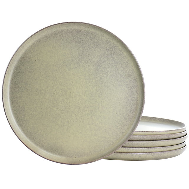 Studio 3B Modern Coupe 6 Piece 10.5 Inch Round Stoneware Dinner Plate ...