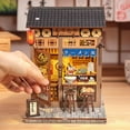Book Nook Kit Late-Night Noodle Shop - 3D Wooden Miniature with Lights ...