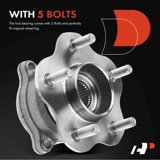 A-Premium Wheel Bearing and Hub Assembly Compatible with Infiniti EX35 ...