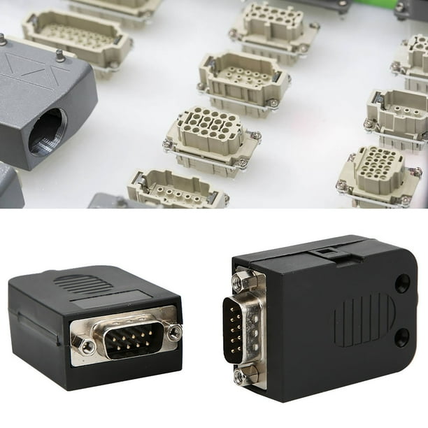 Serial To Wiring Terminal 9 Pin Connector, Adapter With Case DB9 Male ...