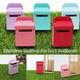 1pc 1 to 12 Ratio Miniature Mailbox Decorative Letter Box Model Mini ...