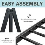 ULIESC King Size Metal Platform Bed Frame 14 Inch Support, Easy ...