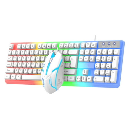 Rosewill RGB Gaming Keyboard and Mouse Combo, 9 Effects, 3200 DPI ...