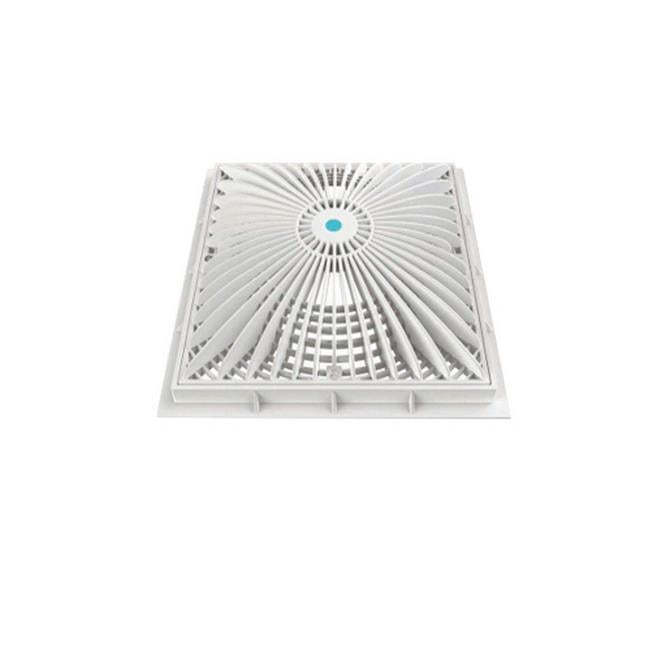 Aquastar Pool Products 12MF101 12 in. Square Mo Flow Suction Outlet ...