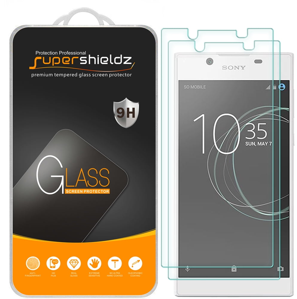 [2-Pack] Supershieldz for Sony Xperia L1 Tempered Glass Screen ...