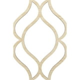 63"W x 94 1/2"H x 3/8"T King Size Villarreal Decorative Fretwork Wood ...