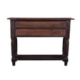 The Hamptons Collection 32.5” Brown Cottage Stacked Drawer Storage ...