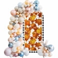 6.6FT Arch Backdrop Covers, Orange Pumpkin Fall Wedding Arch Cover ...