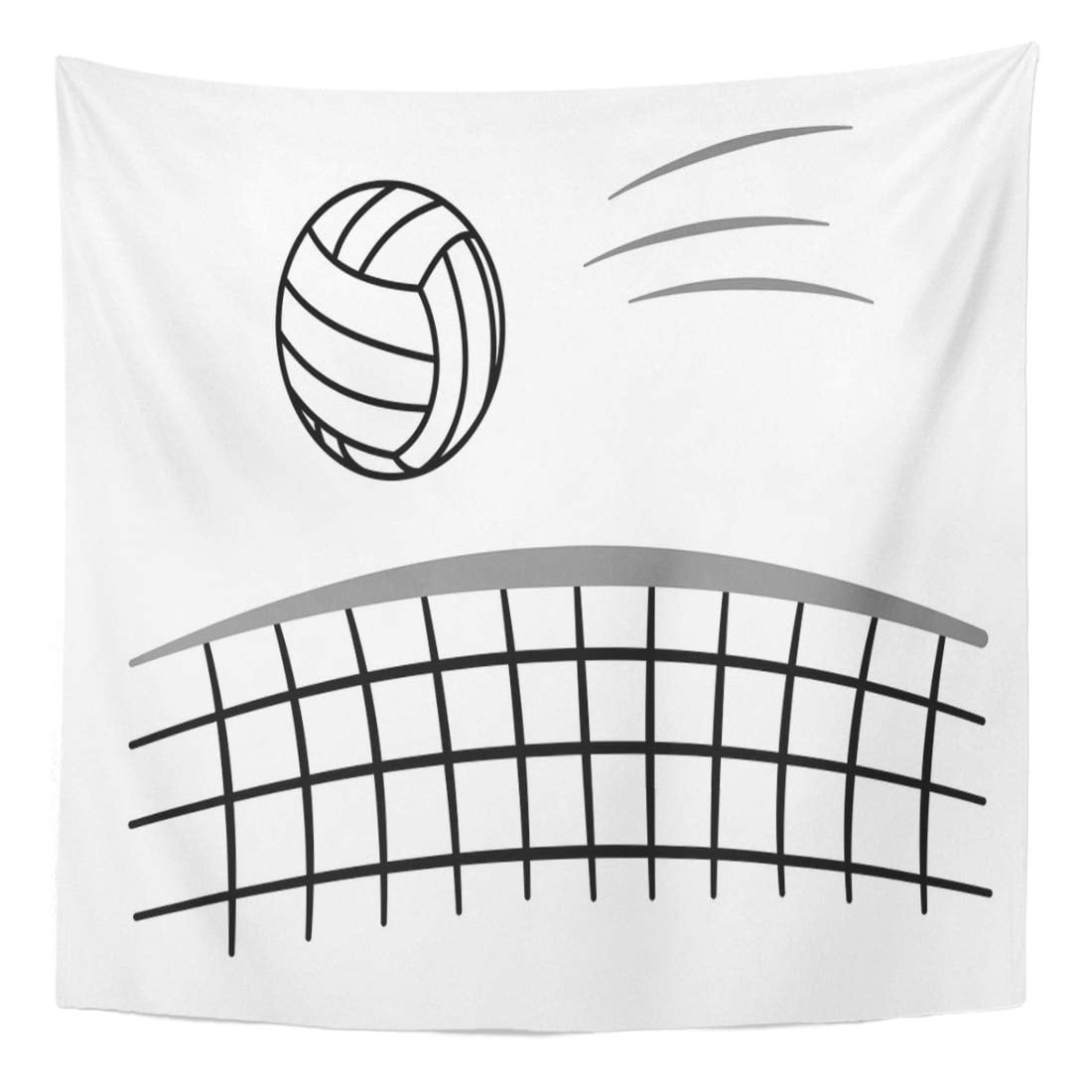 Volleyball Net Clipart Black And White