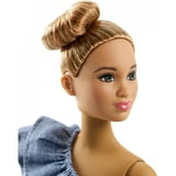 Barbie Fashionistas Doll, Curvy with Blonde Updo & Accessories ...