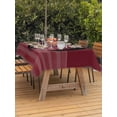Black Circle Rectangle Outdoor Tablecloth with Umbrella Hole Japanese ...