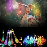 OriginalSourcing 30 LED Solar Water Drop Fairy Lights, String Lights ...