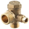 RANMEI G1/2 Air Compressor 3-Port Brass Male Threaded Check Valve ...