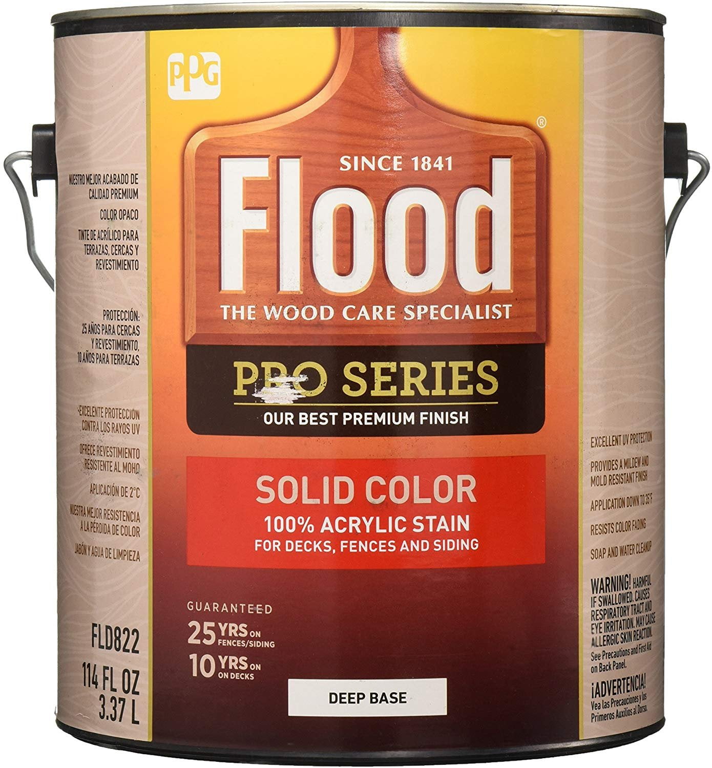 Flood/PPG Architectural FIN FLD822-01 Pro Deep Base Stain, 1 Gallon ...
