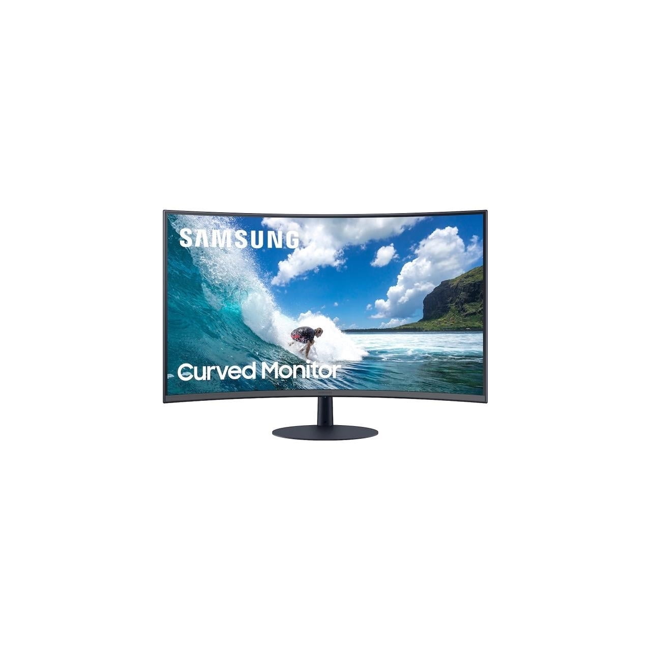 Restored Samsung - T55 Series 27" LED 1000R Curved FHD FreeSync Monitor ...