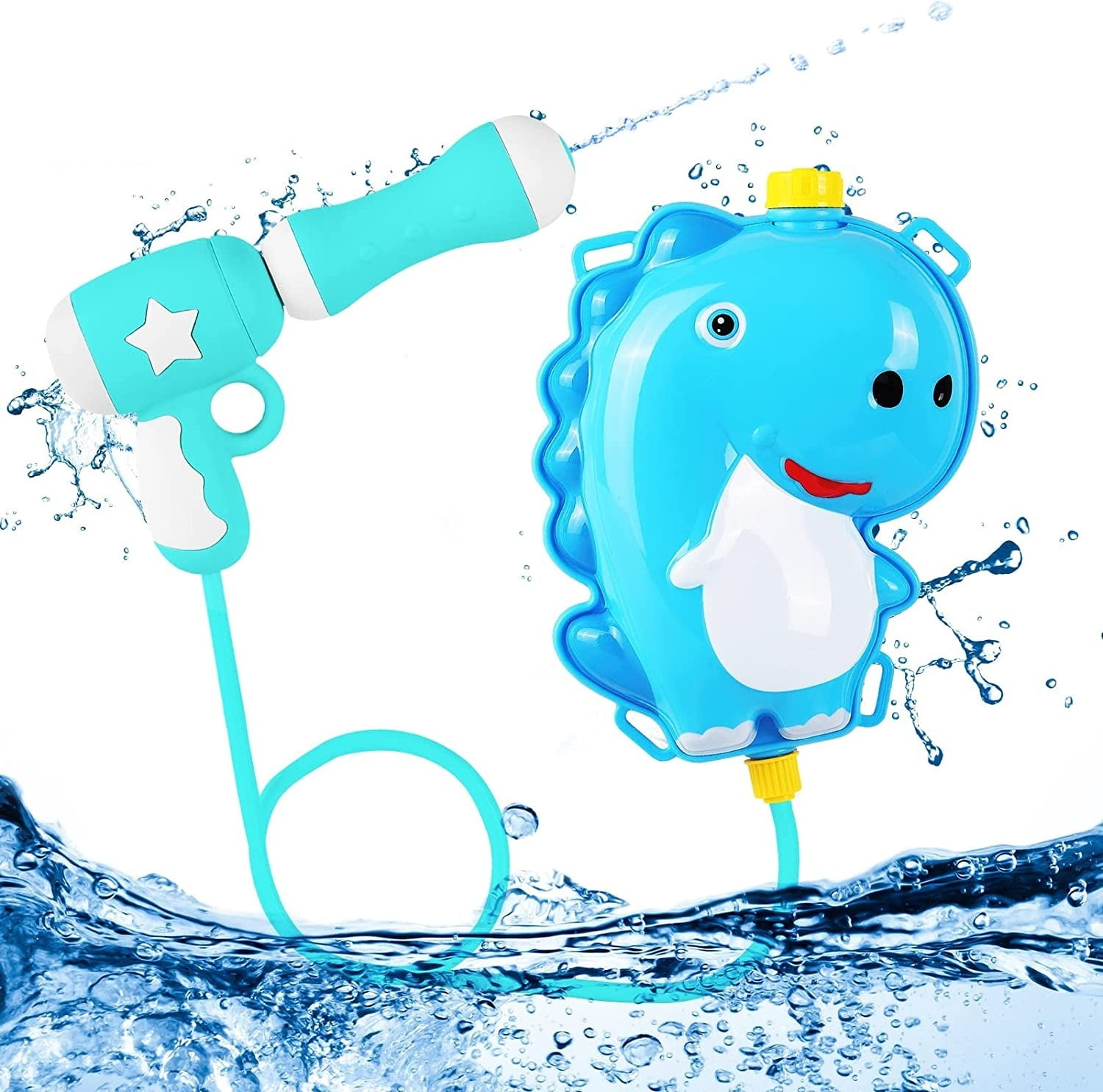 Enkey Water Blaster for Kids, Pool Toys Water Toys, Backpack Tank Super ...