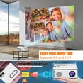 Mini Projector, Portable Movie Projector Supported 1080P, Home Theater ...
