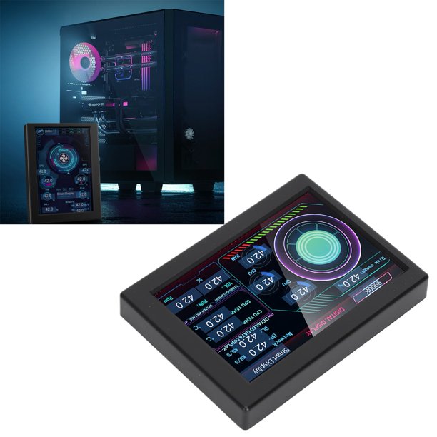 Pantalla Del Panel Del Sensor De La PC, Pantalla De Temperatura De La ...