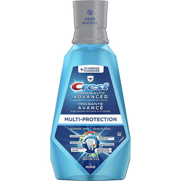 Extra Deep Clean Clean Mint, 1L - Pro-Health Mouthwash with Flouride ...