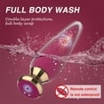 Soft Silicone Butt Anal Plug 6 Vibration 3 Thrusting Patterns Heating
