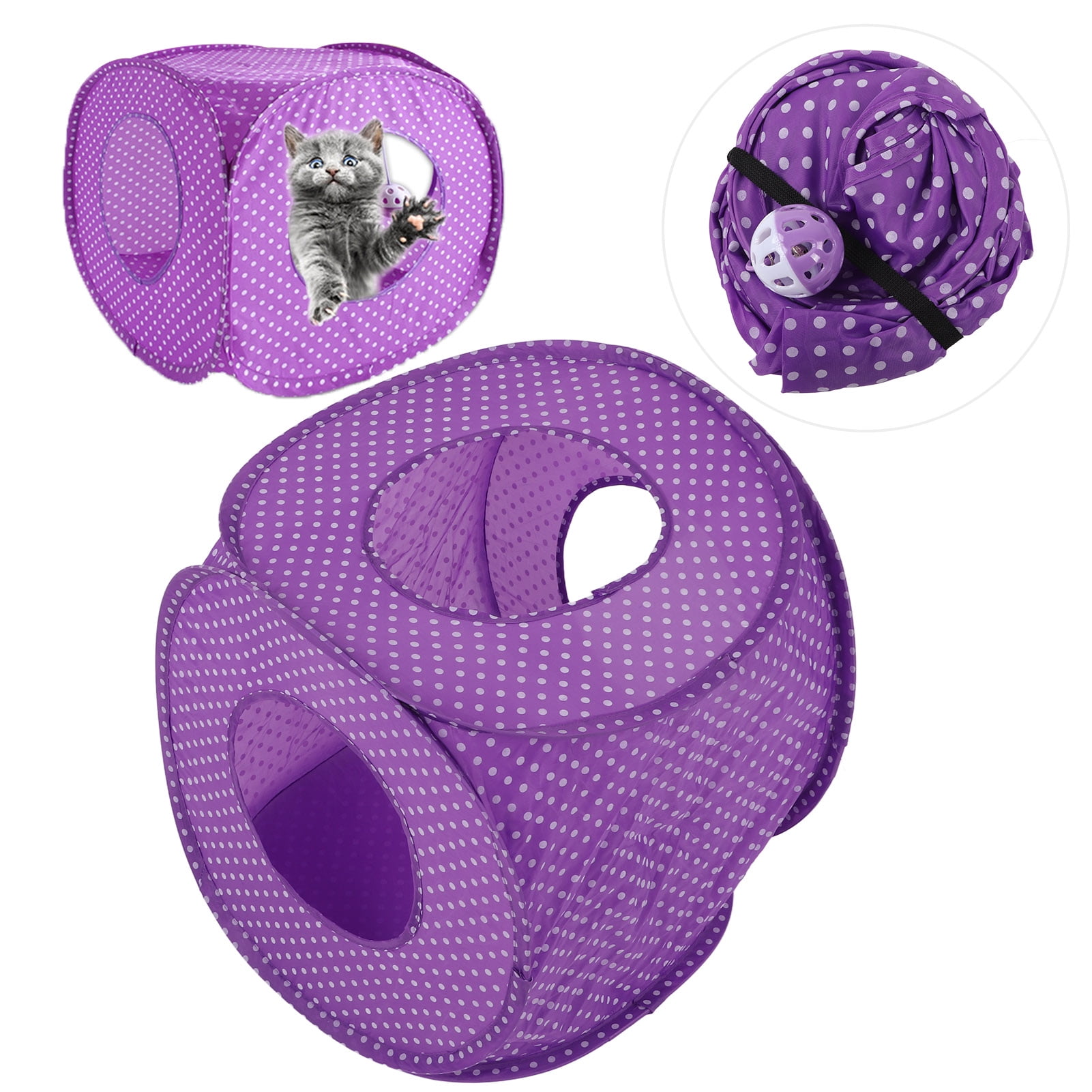 Click here for Zaqw Cat Tunnels  Cat Collapsible Tube Foldable Li... prices