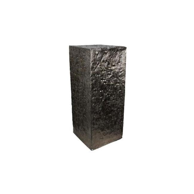 Bronze Hammered Aluminum Column Plant Stand - Walmart.com
