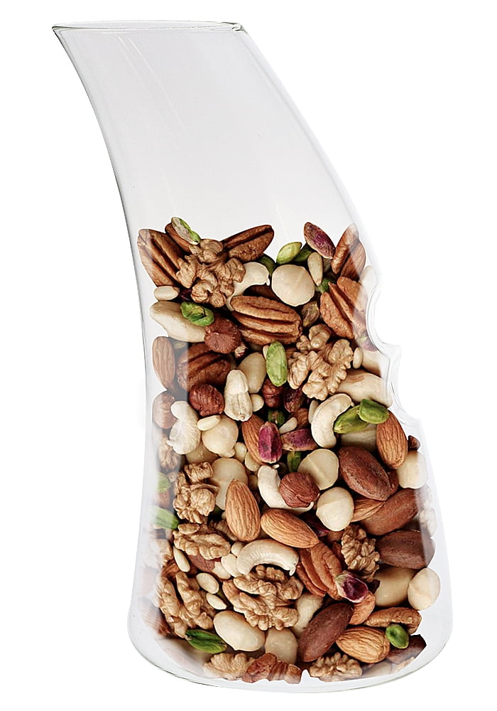 Snak Carafe – Glass Bar Snack Carafe to Enjoy Snacks Hygienically, 25 ...