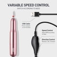 Electric Nail Drill for Acrylic and Gel, USB Electric Nail File ...
