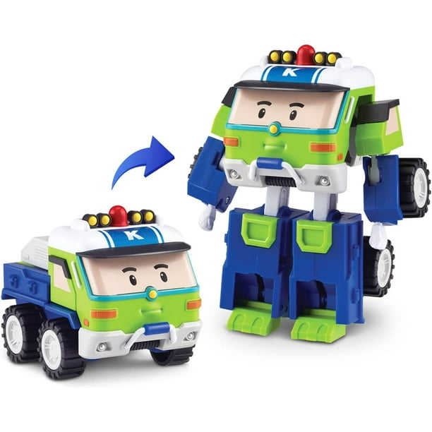Robocar POLI Toys, KEATON Transforming Robot Toys, 4" Action Figure ...