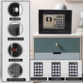 0.17 Cubic Feet Electronic Digital Safe Box with Keypad & Keys ...