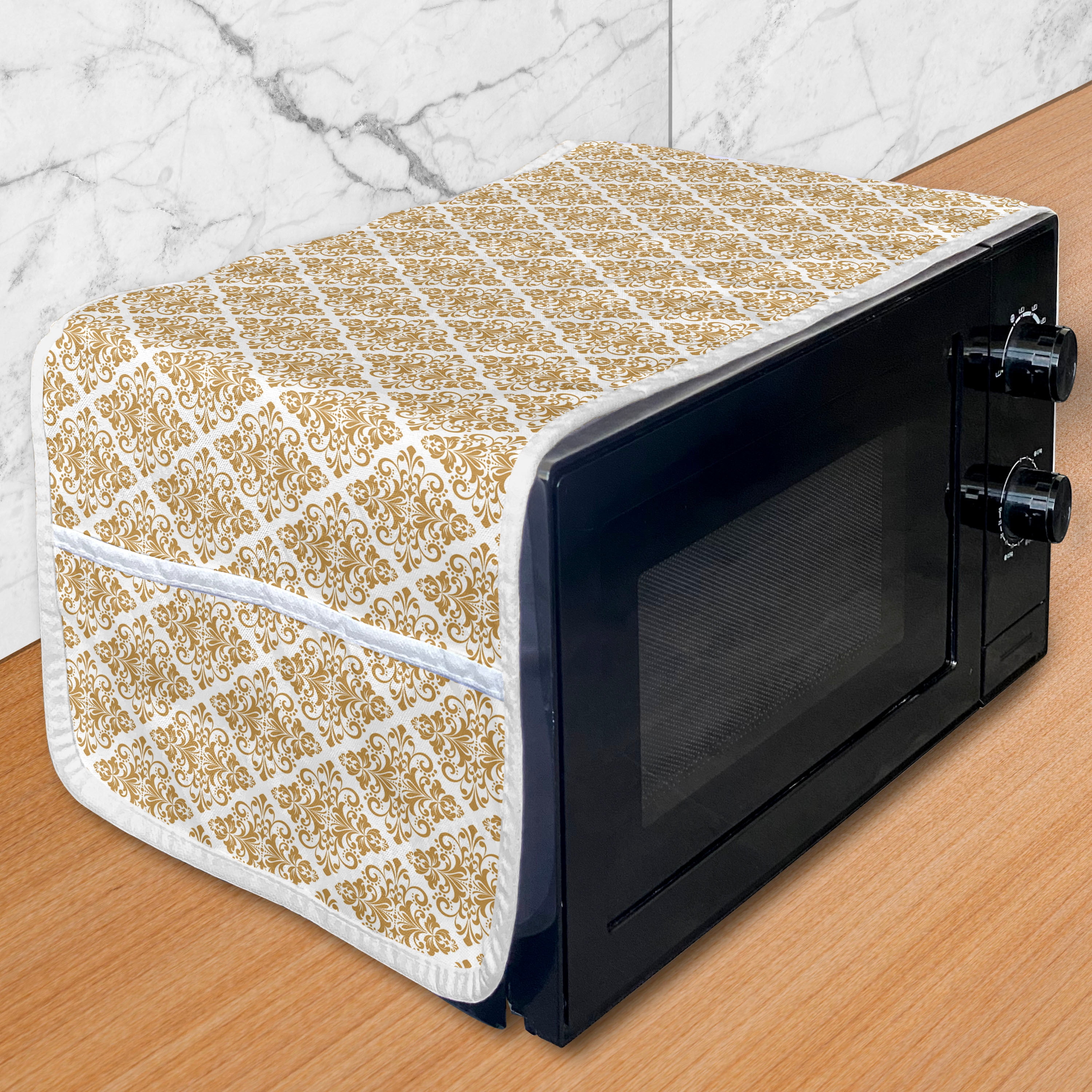 Victorian Microwave Oven Cover, Vintage Style Baroque Swirly Rococo ...
