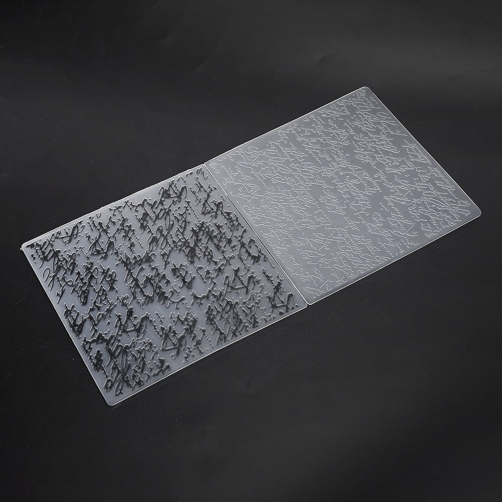 Plantillas de relieve, 2 piezas, carpetas de relieve, suministros para ...