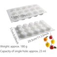 Apple Silicone Mold for Baking Mousse Cake, Candy, Chocolate, French ...