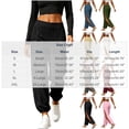 AHTJRT High Slit Harem Pants for Women Hippie Pilates Dance Yoga ...