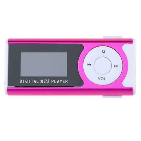 Portable Mini MP3 Music Player Metal MP3 Player with LCD Screen LED ...