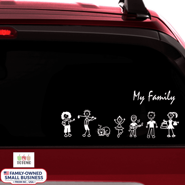 Window Stickers Stick Figure Decal Car Window