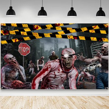 7x5FT Halloween Decoration Horror Classic Movie Character Backdrop ...