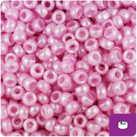 BeadTin Neon Bright Multi 6.5mm Mini Barrel Pony Beads (1000pcs ...