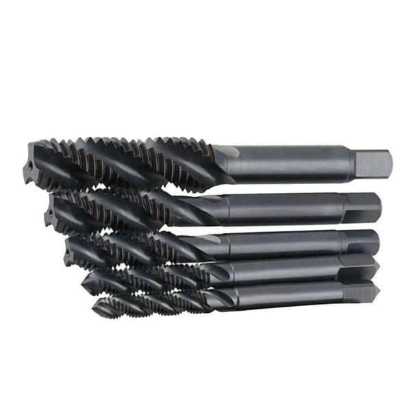 wolftale 5 Piece HSS Shank Cobalt Tap Drill Spiral Drill Compound Tap ...