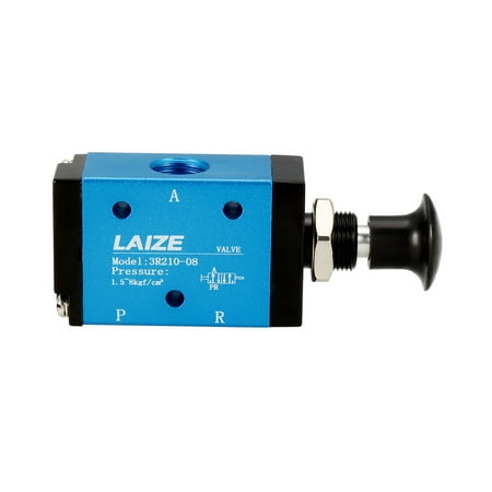 2 Position 3 Way Pneumatic G1/4" ,Manual Hand Pull Push Solenoid Valve ...