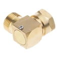 90 Degree Garden Hose Swivel Elbow Connector Heavy Duty Brass L Shaped ...