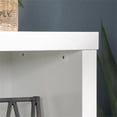 Pemberly Row Engineered Wood Horizontal Bookcase in Soft White ...