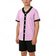 Ceisia Kids' V-Neck Button-Down Baseball Jersey Assorted Colors for ...