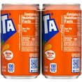 Fanta Orange Fruit Mini Soda Pop Soft Drink, 7.5 fl oz, 6 Pack Cans ...
