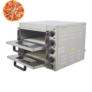 Commercial 16" Convection Baking Oven Pizza Oven Movable Double-decker ...