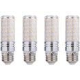 8W LED Corn Light Bulb - Equivalent 60W Incandescent, 800LM, E26 Base ...