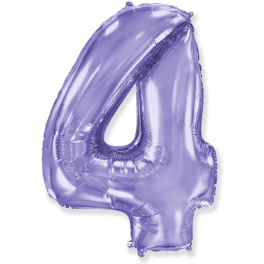 42 inch Number 2 - Party Brands - Pastel Blue Foil Mylar Balloon ...